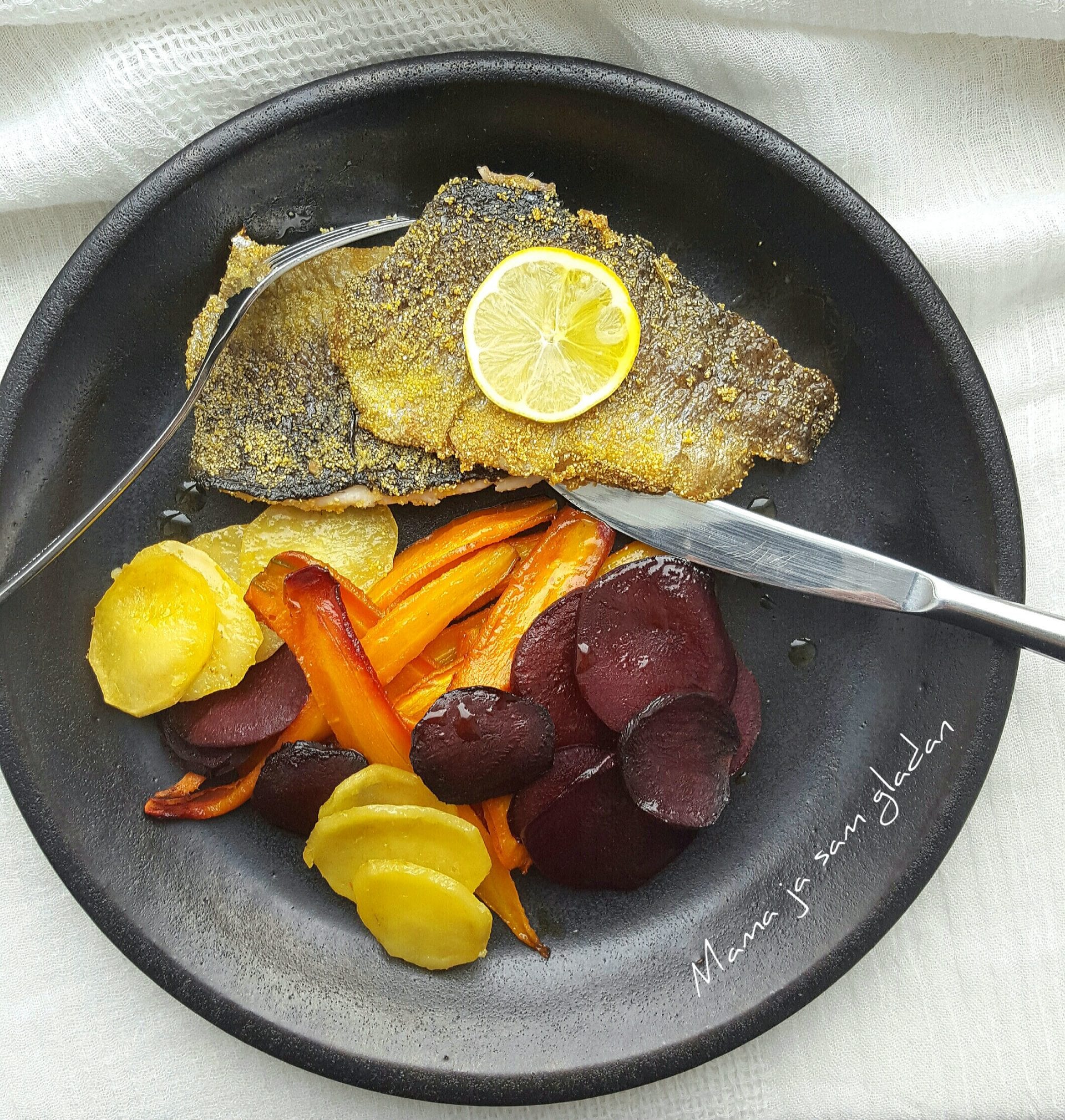 Pastrva u kukuruznoj krupici | Mama, ja sam gladan